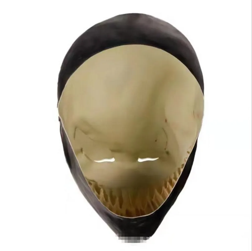 Movie Venom Cosplay Edward Eddie Brock Mask Creepy Blood Teeth Scary ...