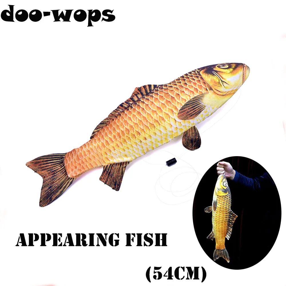 2018-FISM-New-Appearing-Fish-54cm-Magic-Tricks-Fish-Appearing-From-Card ...