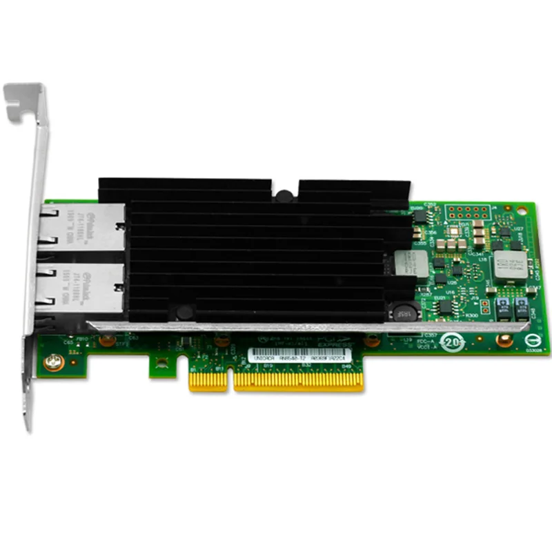 X540 T2 Intel X540 Chipset PCIe x8 Dual Copper RJ45 10Gbps Port ...