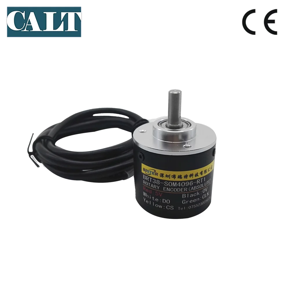 Brt38-som Absolute Rotary Encoder 6mm Shaft Contactless 4096 1024ppr ...
