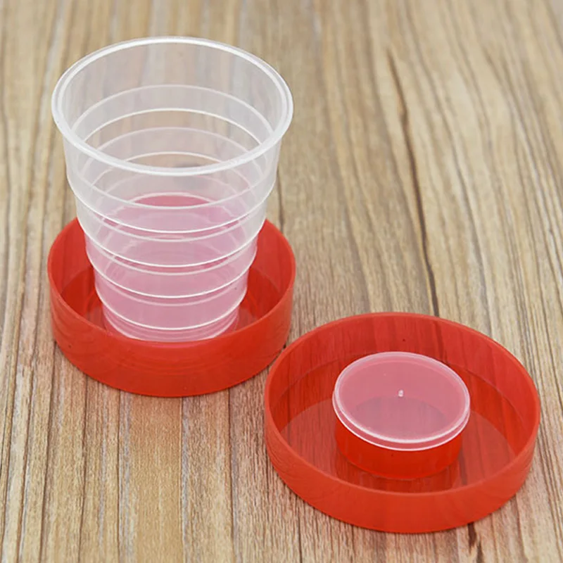 Folding-Portable-Collapsible-Telescopic-Plastic-Cups-Camping-Hiking ...
