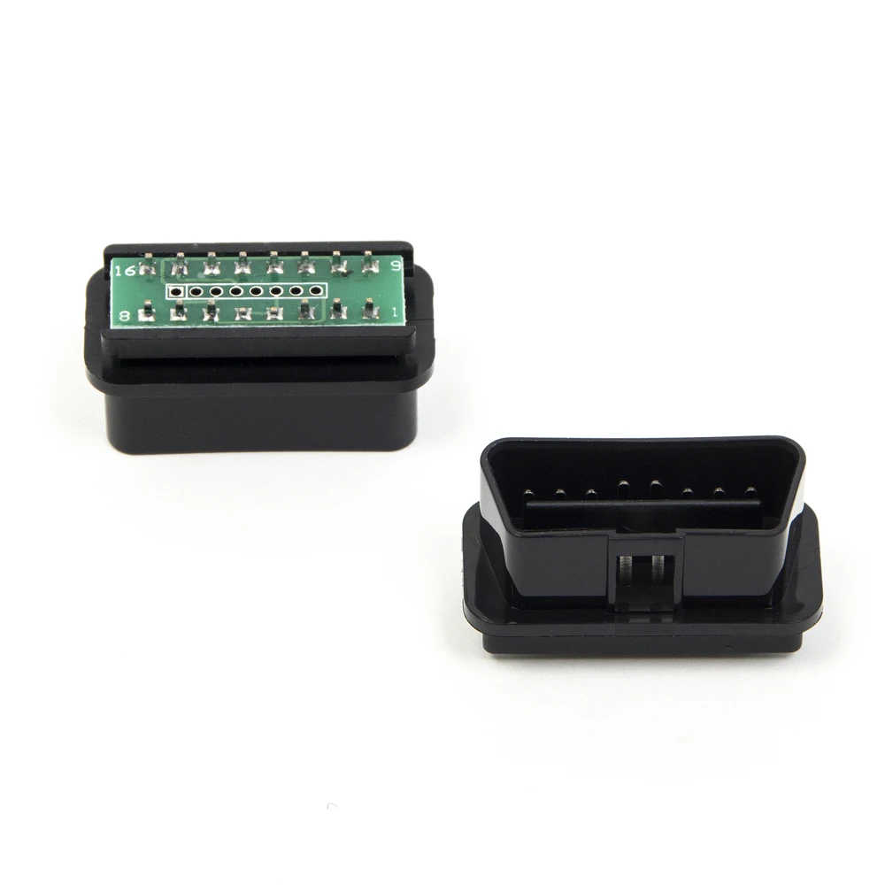 KWOKKER 16 Pin OBD II OBD 2 Middle Circuit Board Male Connector Plug ...