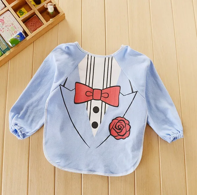 Translucent Waterproof Baby clothing Bib polyester + cotton non toxic ...