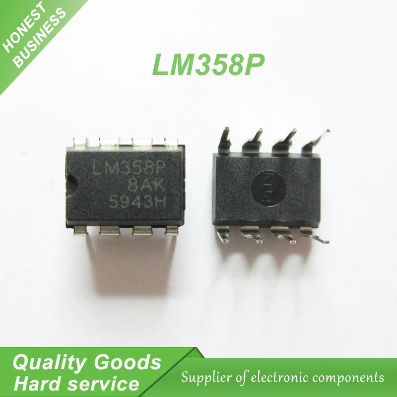 20pcs LM358 LM358P DIP 8 Operational Amplifiers Op Amps Dual Op Amp new ...