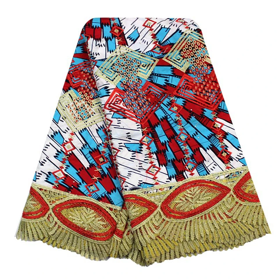 Mitex Holland Lace Wax Print African Fabrics Kitenge Pagnes Tissues