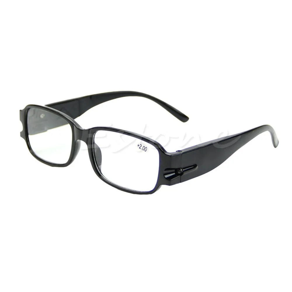 New Comlfy Unisex Multi Strength Night Vision Reading Presbyopia Diopter Eyeglass Glasses Led