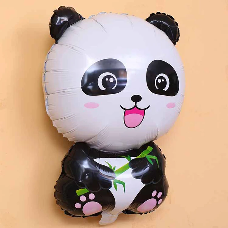 Balão de panda inflável, balão metalizado de desenhos animados ...