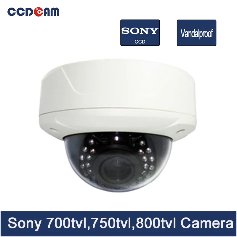 CCDCAM Surveillance cctv sony ccd 700/ 750/ 800 tvl IR Vandalproof ...