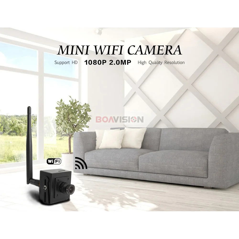 Super Mini HD 2MP Wireless IP Cam Wifi CCTV Network Wi-fi Cam SONY 307 ...