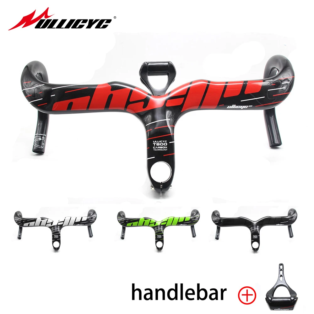 Carbon Road Bicycle Handlebar highway integrated Handle Bars Carbon ...