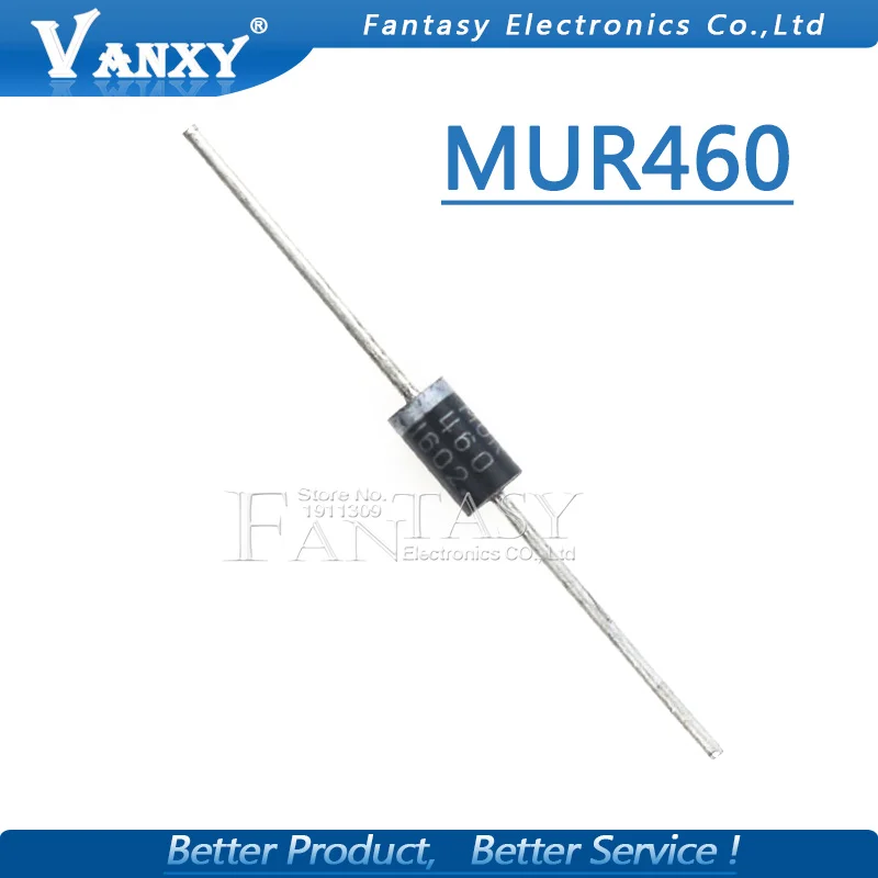 20pcs Mur460r Do-201 Diode Mur460 Mur120 Mur160 Mur220 Mur240 Mur260 ...