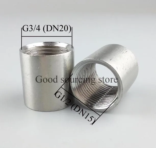 Двойной женский прямой адаптер 304 из нержавеющей стали