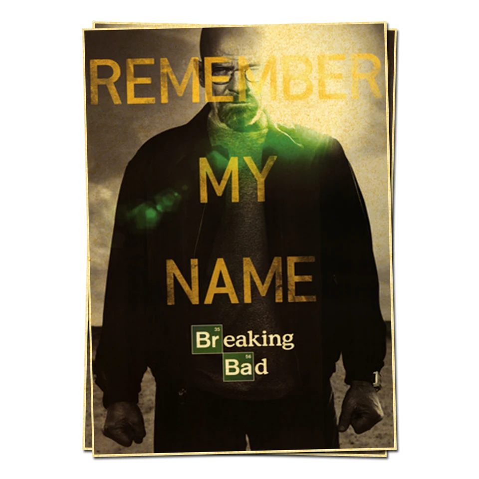 breaking bad remember my name television posters retro poster vintage ...