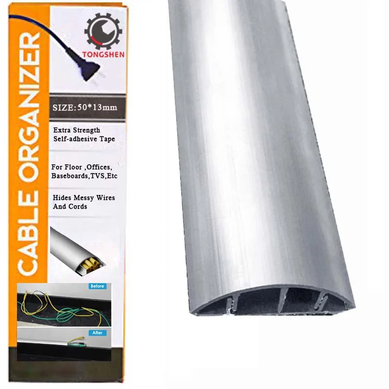 50X13Mm-Kabel-Permukaan-Logam-Aluminium-Raceway-Kabel-Lantai-Logam ...