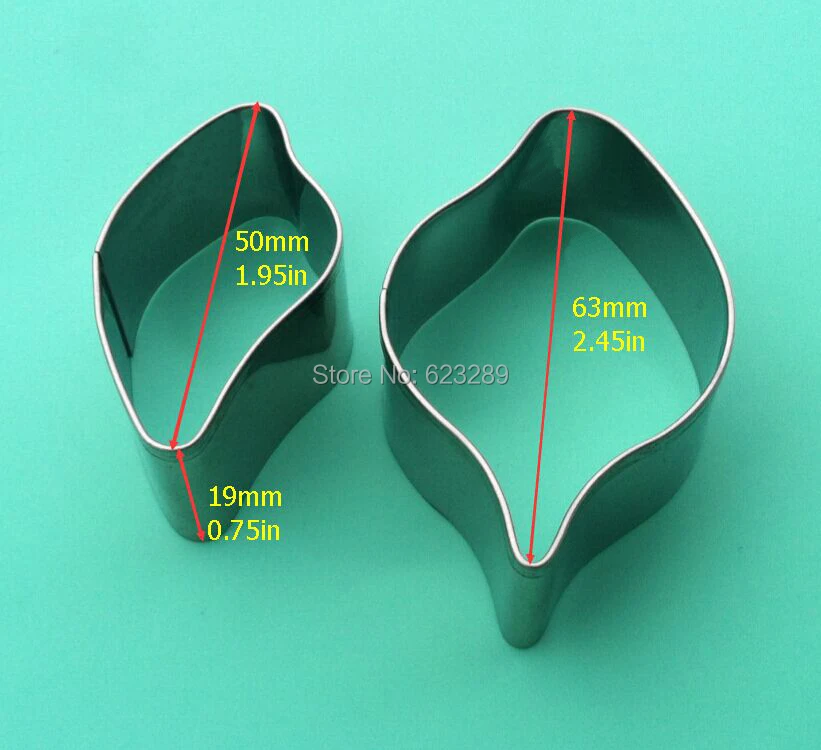 Wholesale 10 Set/lot 2 Pcs/set Lotus Cutters, Stainless steel Candy ...
