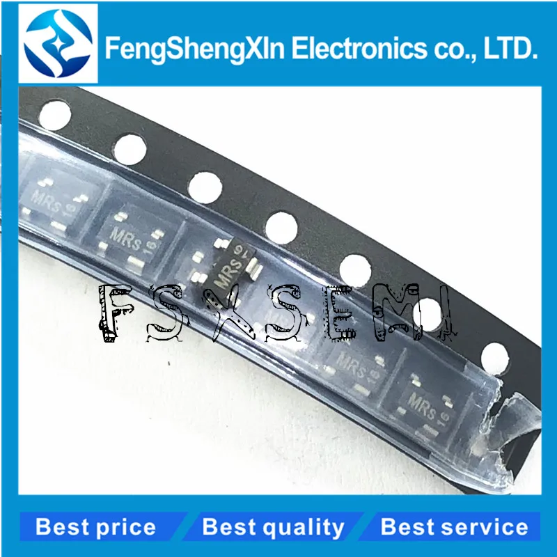 10ピース/ロットbf998r sot 143トランジスタbf998 mrs mow mop n _ channel mosfet ...