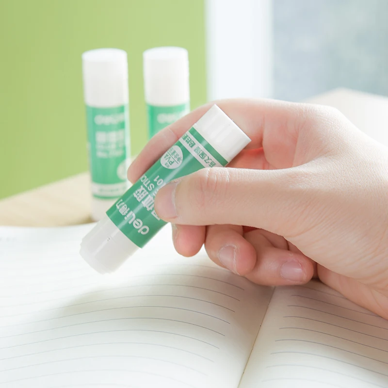 Deli 9G glue stick 7101 small 12 sticks financial documents glue stick ...