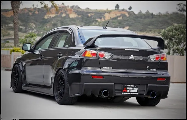 2008 2015 CJ ES LANCER EVOLUTION EVO10 ABS REAR TRUNK SPOILER WING-in ...