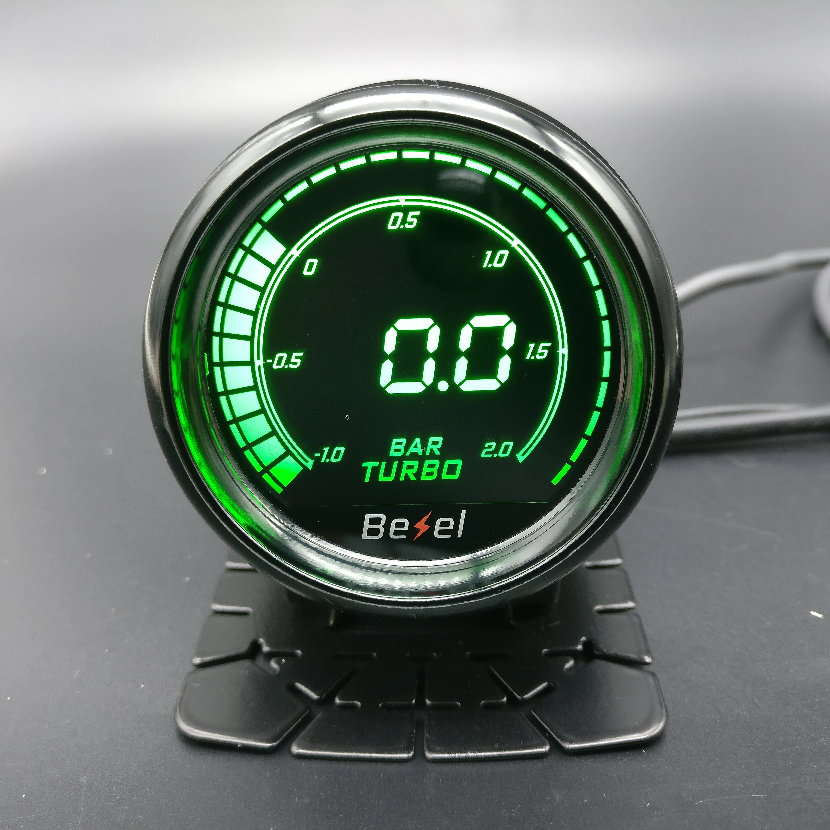 New design 2" 52mm EVO LCD Turbo 2bar gauge Boost gauge meter monitor ...