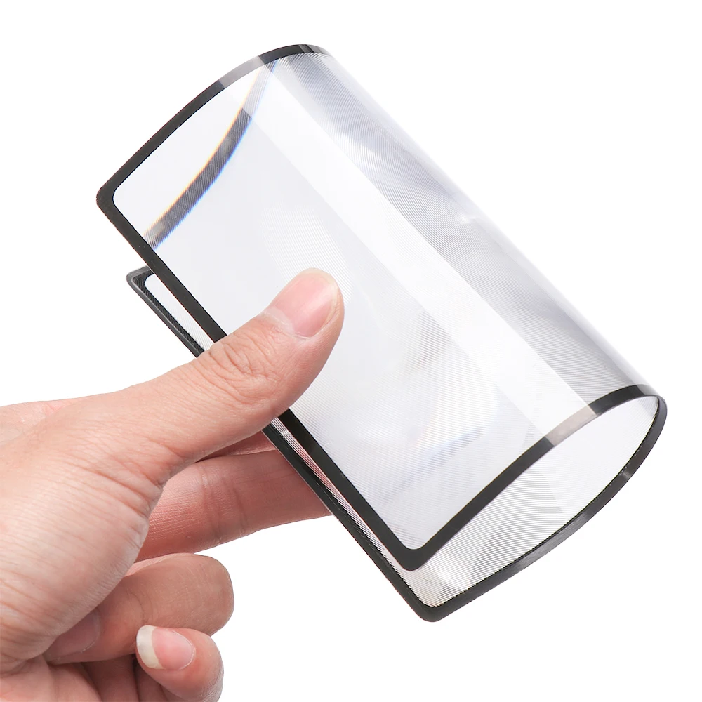 Loupe transparente en PVC X3 grossissement de Page de livre 180x120mm ...