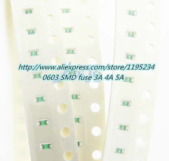 0603 smd fusível 3a 4a 5a 3valuesx 40 pces = 120 pces melhor qualidade ...
