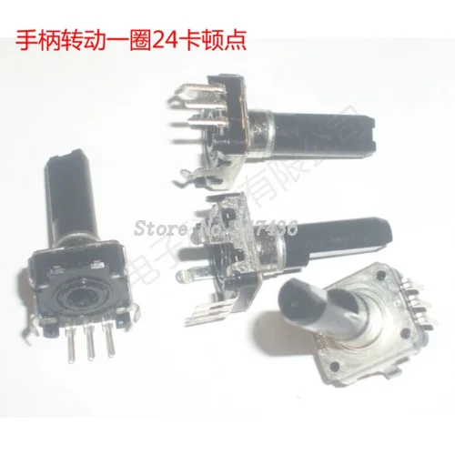 Original Rotary Encoder 360 Degree Rotation Digital Pulse Limit Potentiometer 24 Caton Point In
