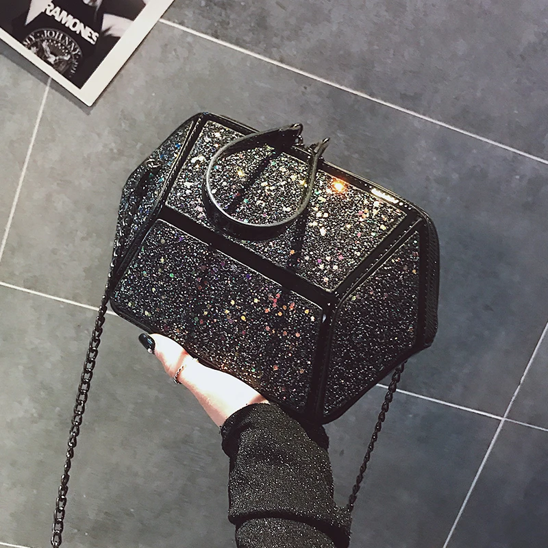 2018 New Wave Wild Korean Portable Fashion Bags Diagonal Chain Shoulder