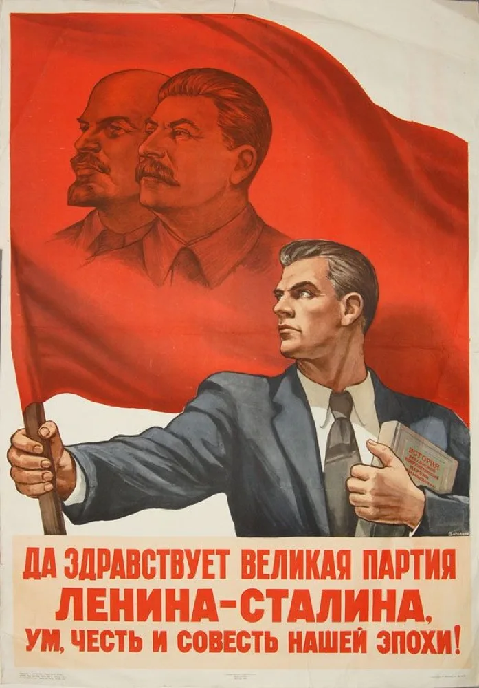 Lenin Poster Hand