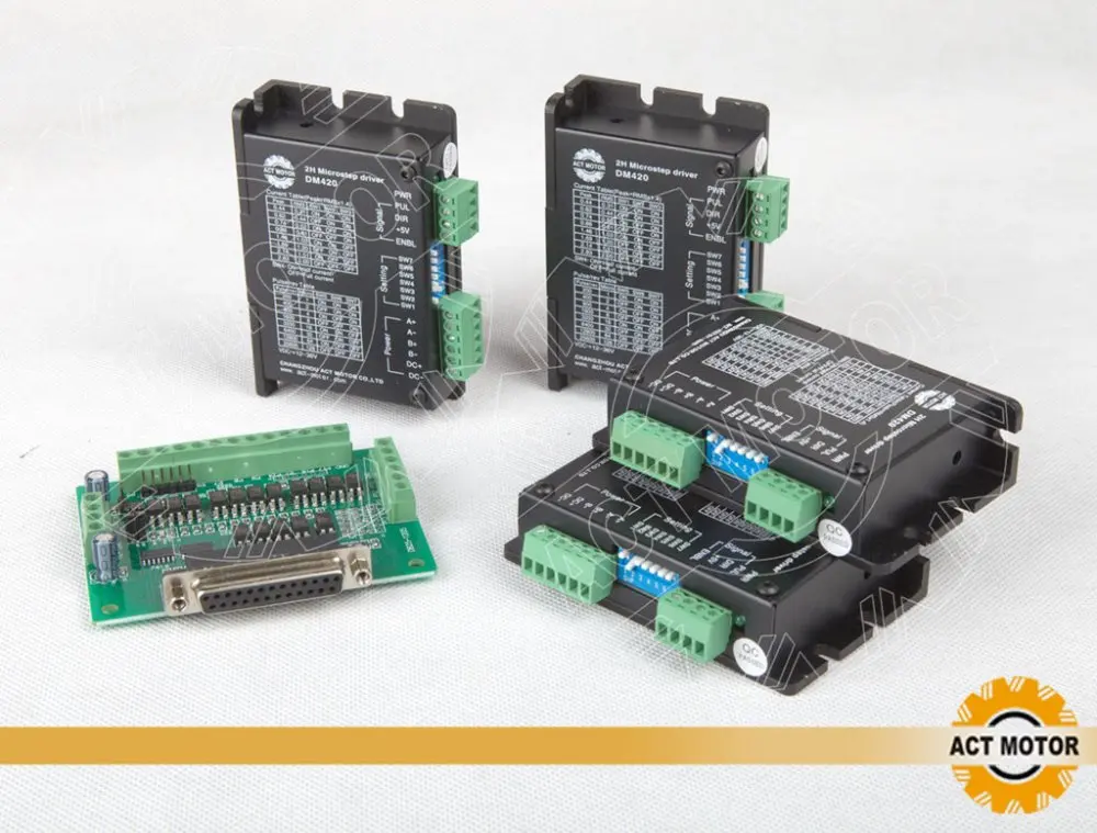 50% off free DE ship to EU 4 aixs Stepping motor Driver DM420,12 36VDC ...