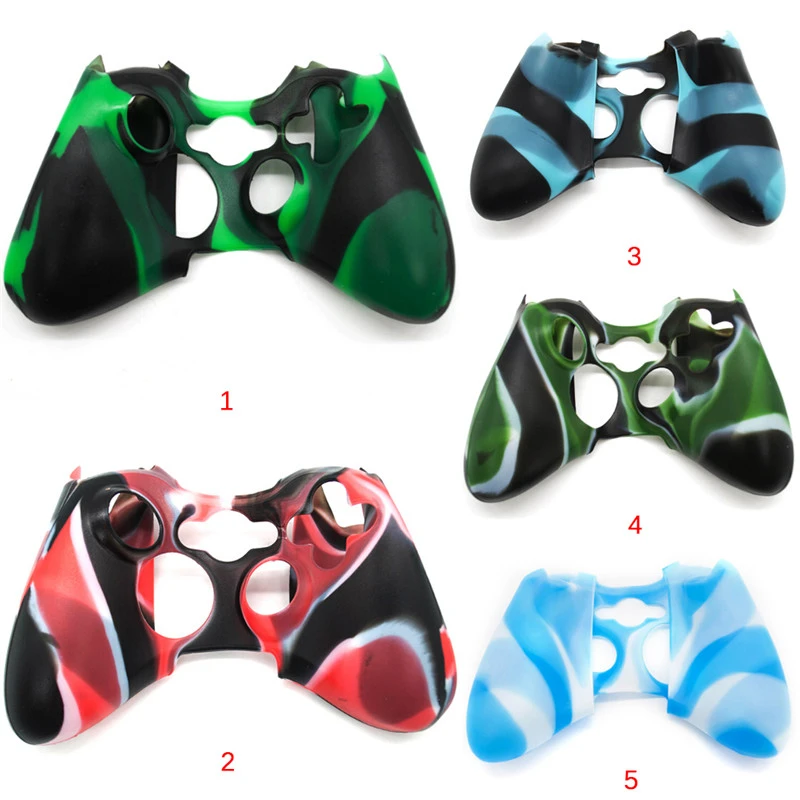 Wireless Silicone Gaming Controllers Cover Controller For Xbox 360 ...