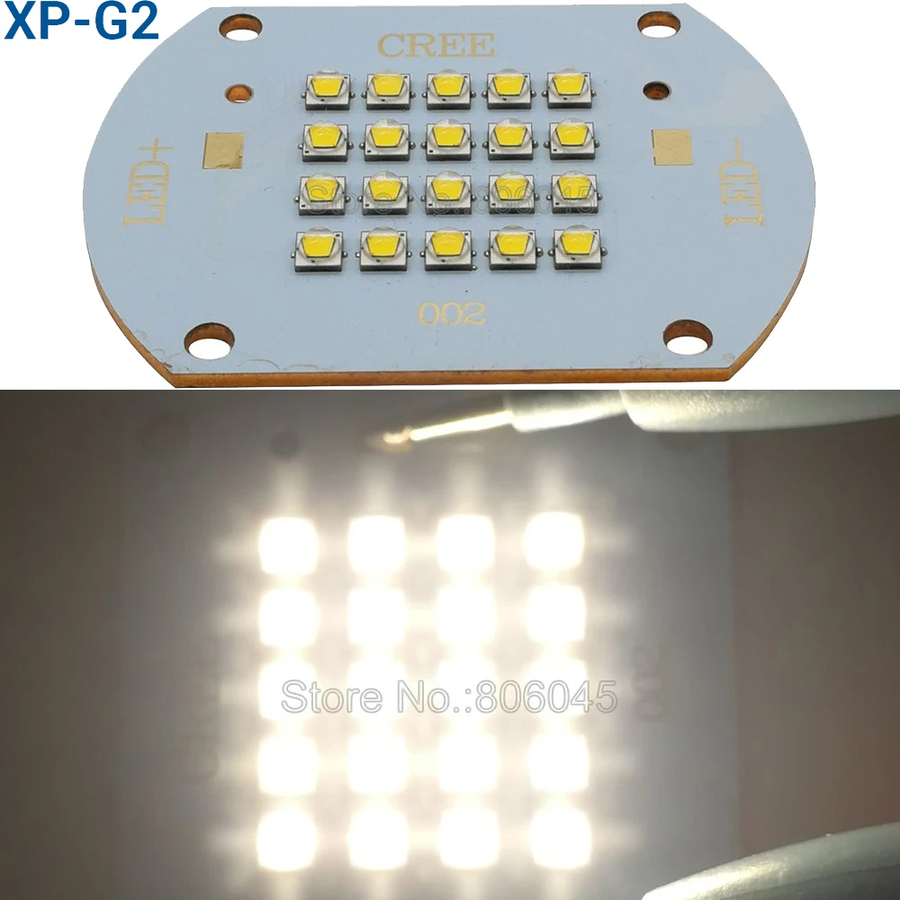 Cree XLamp 100W XPG2 XP G2 Warm White 3000K 20LEDs MultiChip ...