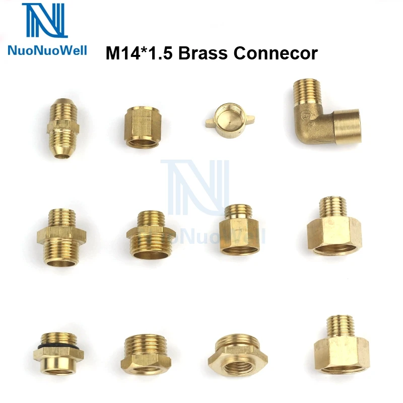Nuonuowell 1pc Copper Pipe Male Female Screw Thread Reduce Connector ...