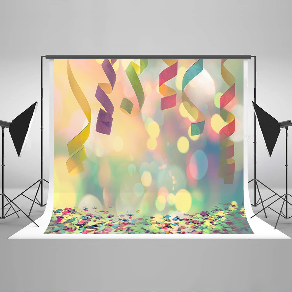 Kate 7x5 Backdrop Birthday Photography Backdrop Fancy Hanging Ribbon ...