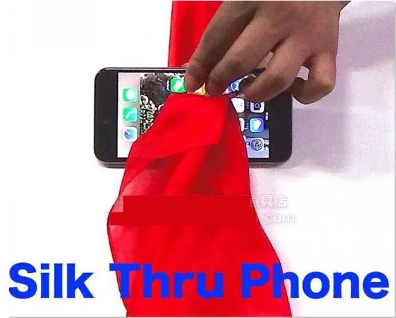 Silk Thru Phone Magic Tricks,close up Magic,street Magic,Magic Props ...