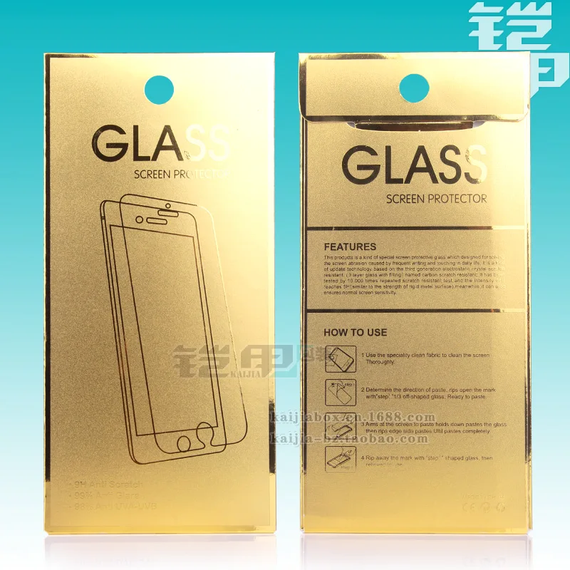 NEW Paper Packaging Box FOR Mobile Phone Tempered Glass Screen ...
