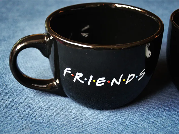ספלים - New Black 650ML Friends TV Show Series Central Perk Coffee Time ...