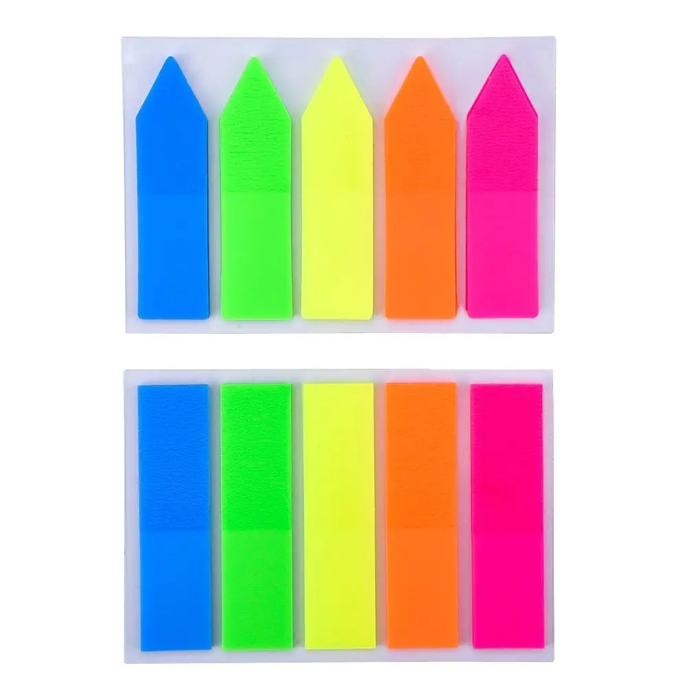 2 Sets Page Marker Page Index Tabs Fluorescent Sticky Note for Page ...