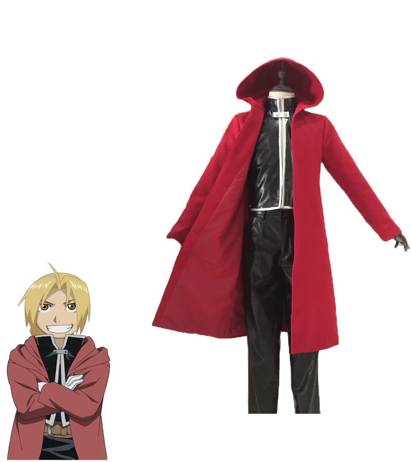 Fullmetal Alchemist Series Edward Elric Jacket Cosplay Costume ...