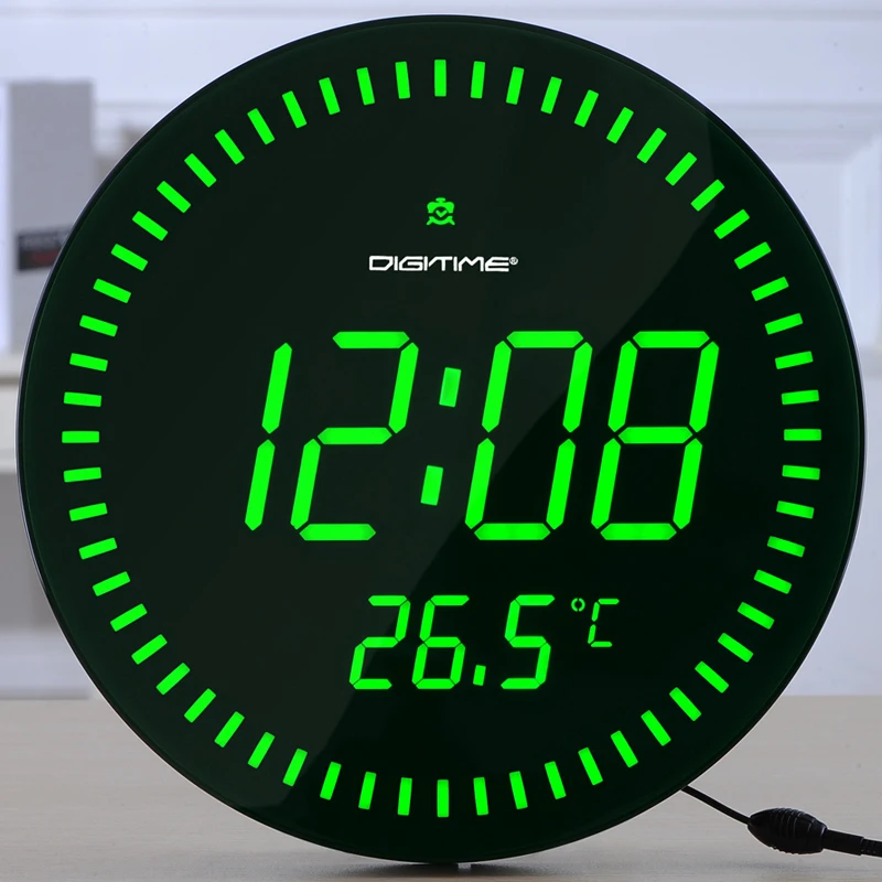 DIGITIME remote LED electronic clock stylish minimalist living room ...