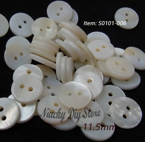 11-5mm-2-hole-white-natural-river-shell-buttons-for-clothing ...