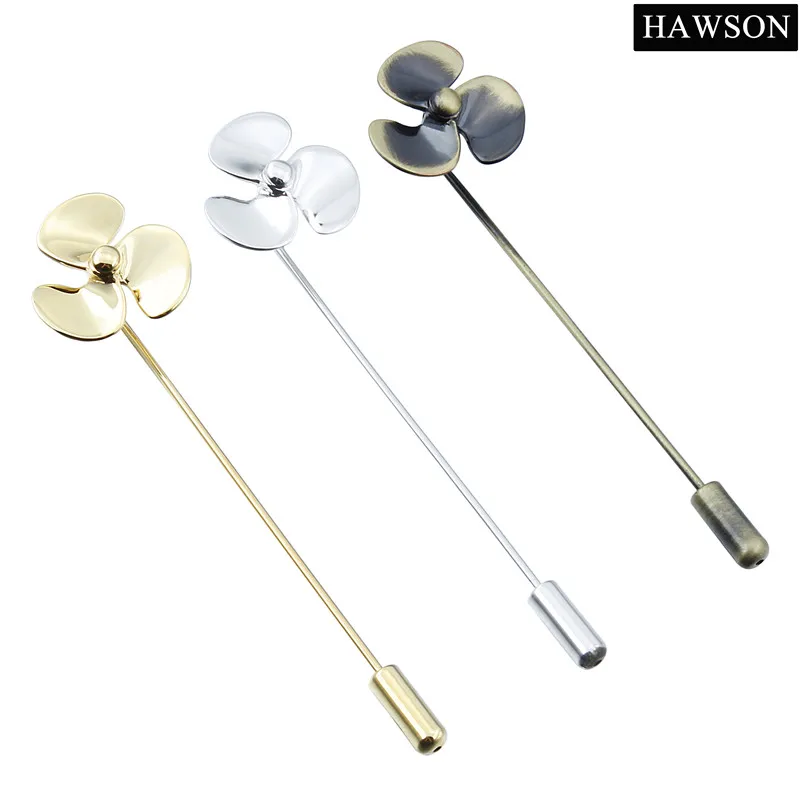 Vintage Antique Fan Lapel Pin Men Brooches Pin For Ceremony Best Gift ...