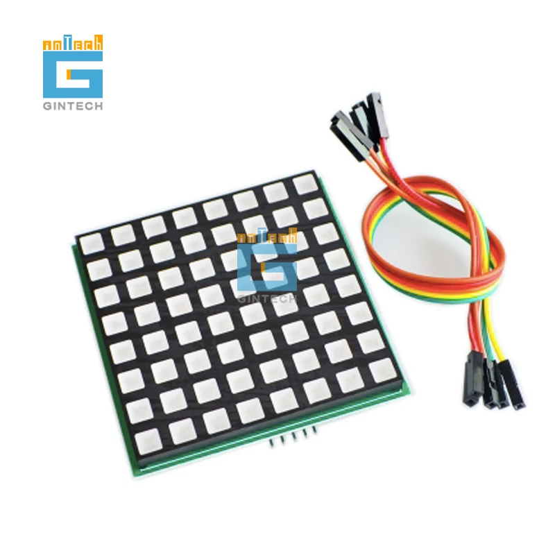 74HC595 RPI RGB LED 매트릭스 LED 풀 컬러 도트 매트릭스 RGB LED 디스플레이 Scr, 라즈베리 파이 3 ...