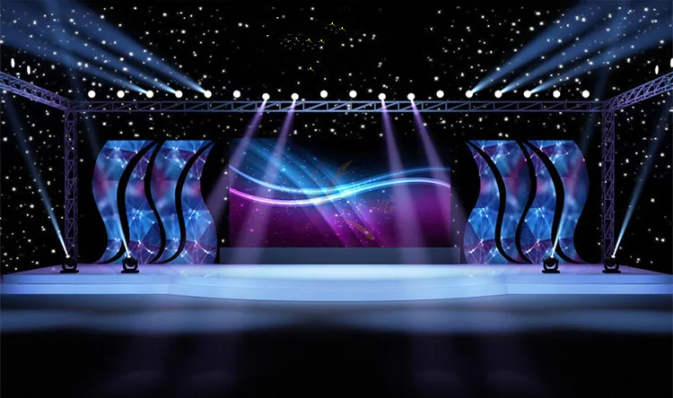 White Led Star Curtain For Wedding Stage Backdrop,4*6m Ceiling Lled ...