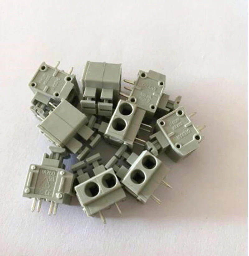 100pcs Screw free PCB terminal block Spring loaded type 235 3.81mm ...