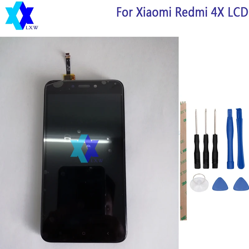 For Xiaomi Redmi 4X LCD Display+Touch Screen Panel Digital Replacement ...