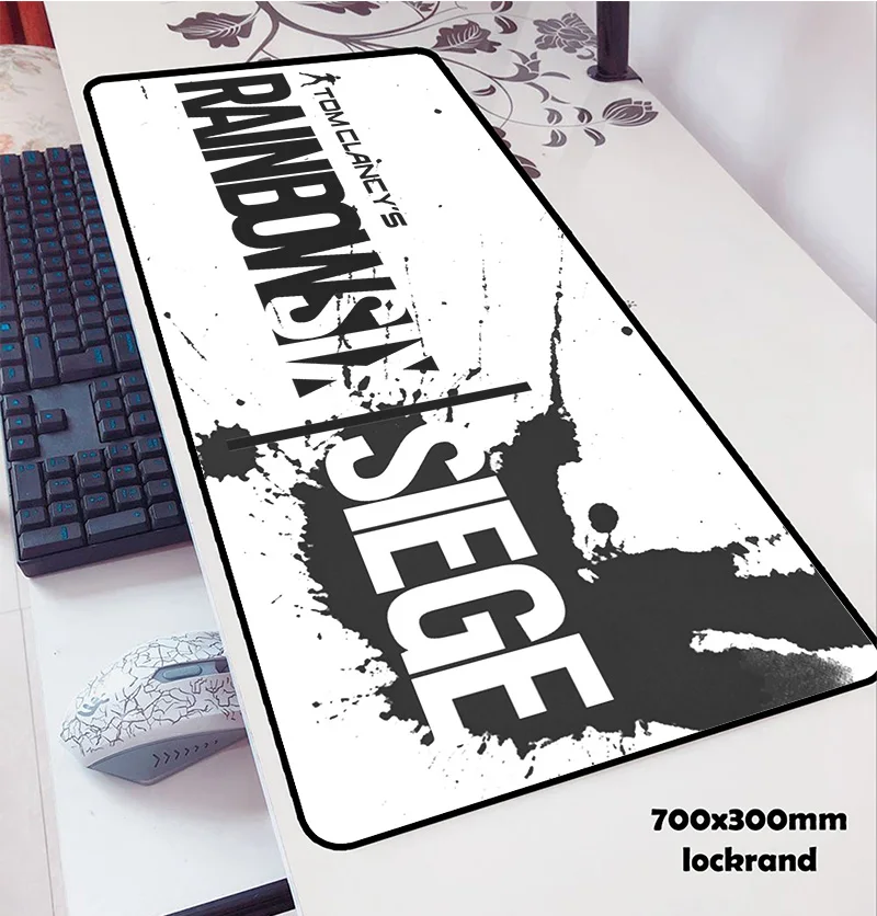Rainbow Six Siege 3 Mouse Pad 70x30cm Pad Mouse Notbook Computer Padmouse Locrkand Gaming