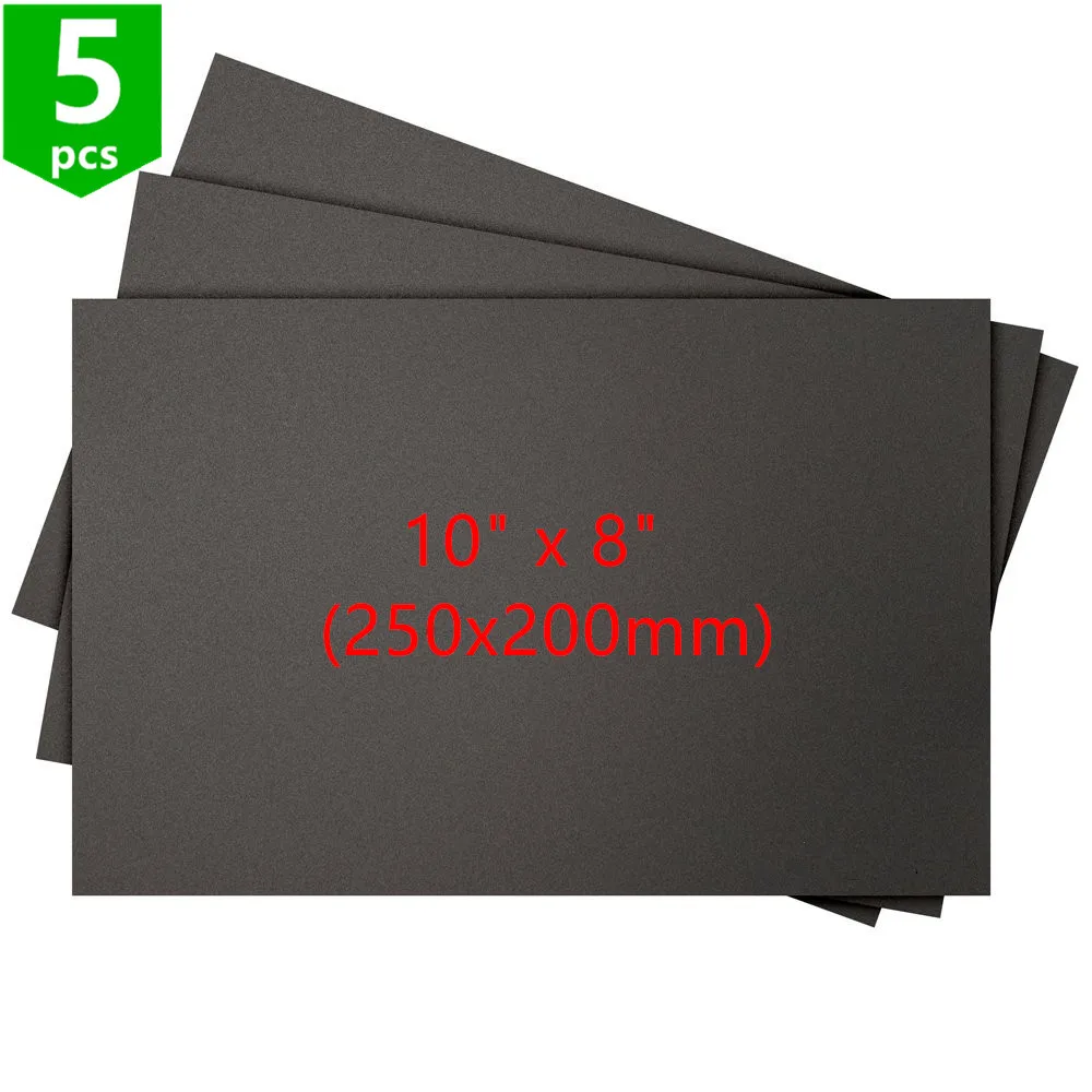5pcs-CraftBot-Plus-3D-Printing-Build-Surface-250x200-mm-10-x-8-Black ...