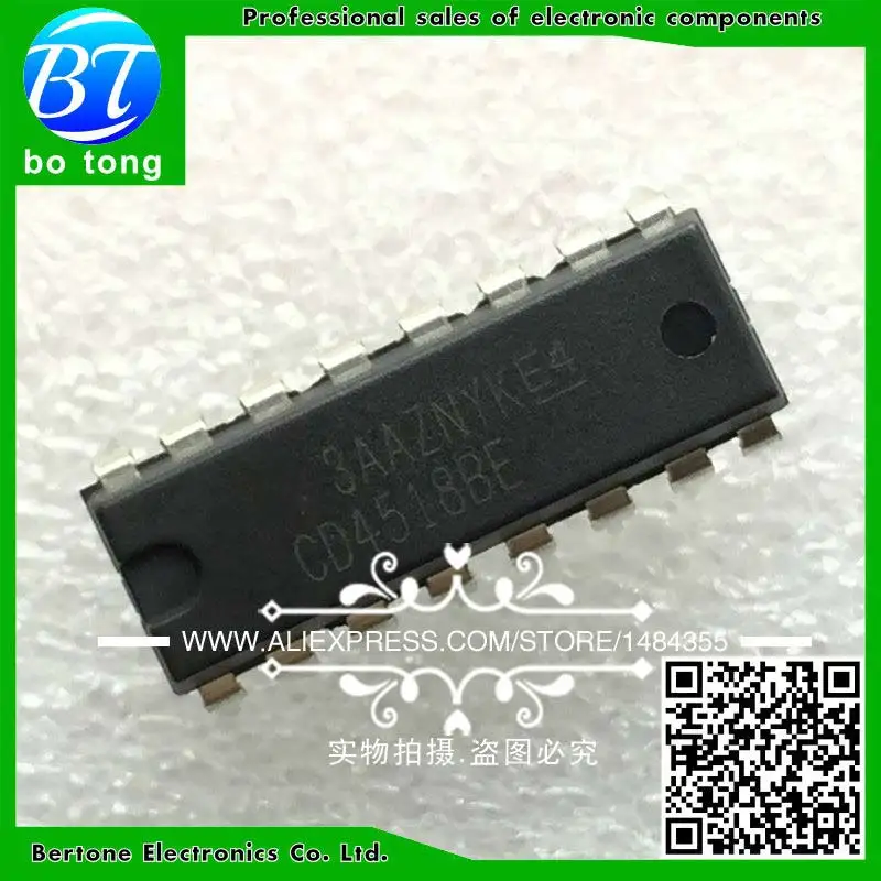 20 piezas CD4518BE CD4518BD DIP16 HCF4518BE HEF4518BP CD4518 DIP nuevo y original IC envío ...