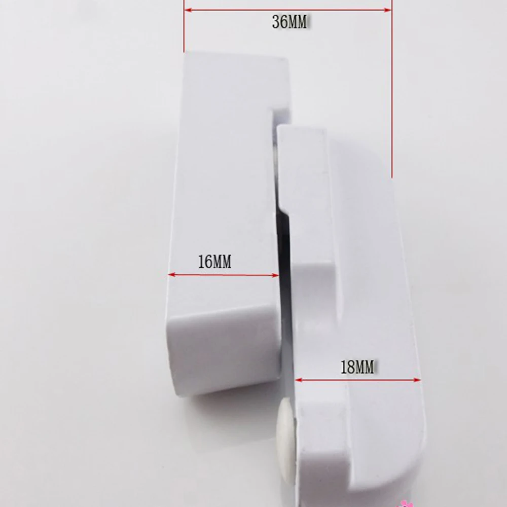 1 PC Plastic White Window Door Lock Sash Security Swing Lock Latch Home ...