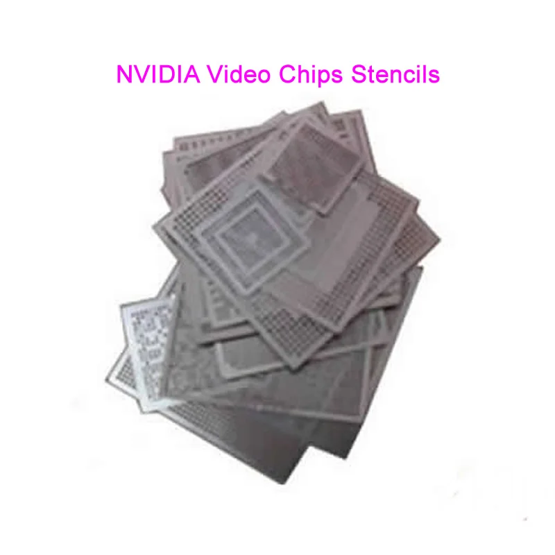 Direct-Heat-NVIDIA-Video-Chips-Stencils-56pcs-for-NVIDIA-Graphics-Card ...
